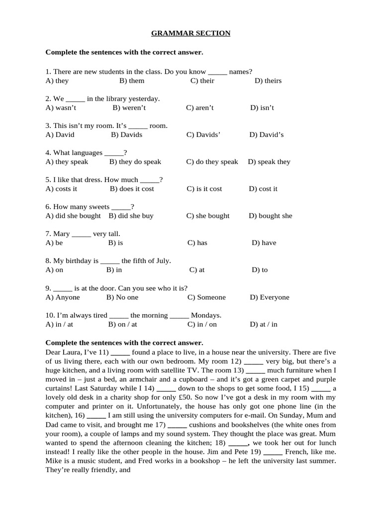 DBS Ornek Sinav | PDF