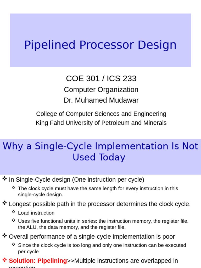 13 6e MIPS CH 3 Part 3 Single Cycle Processor | PDF