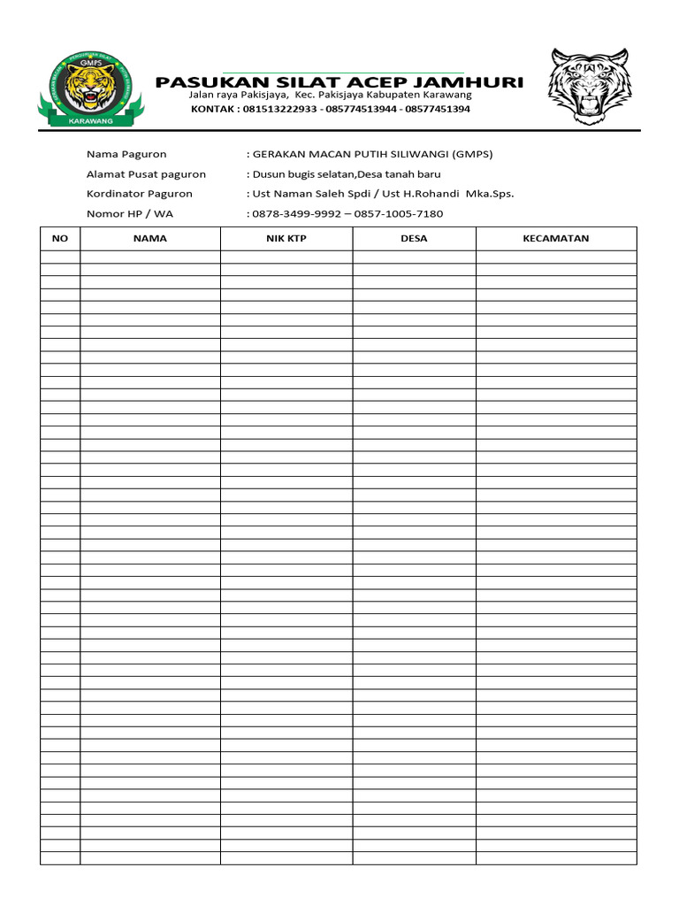 Perguruan Pencak Silat | PDF