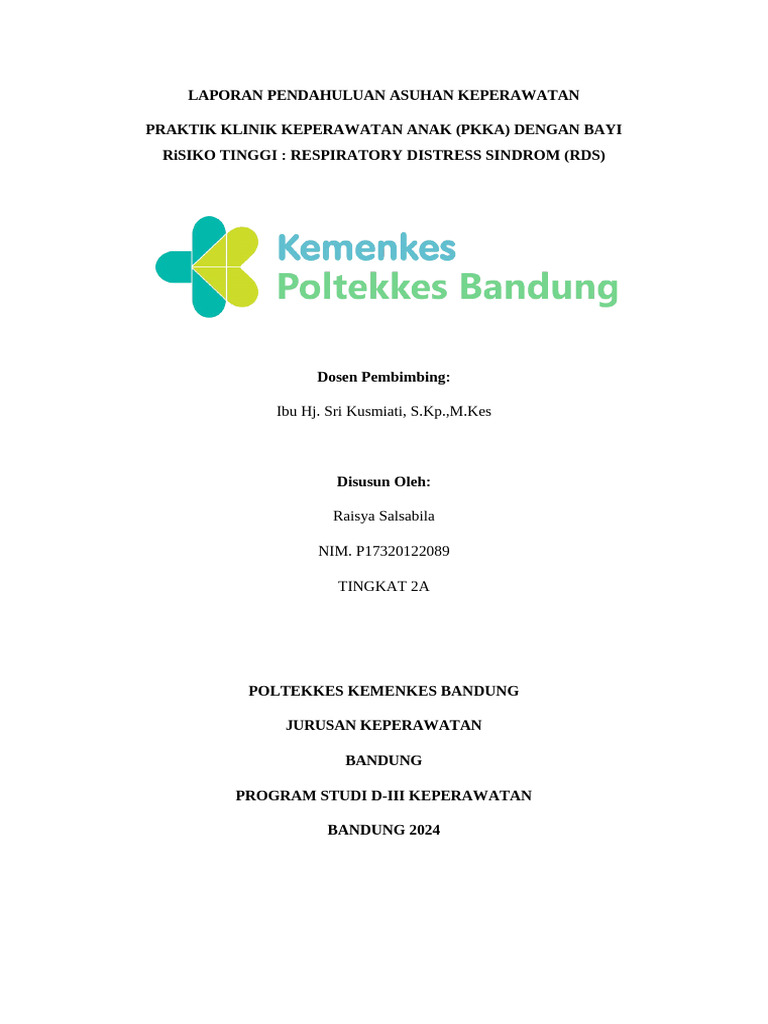 LP RDS Perinatologi | PDF