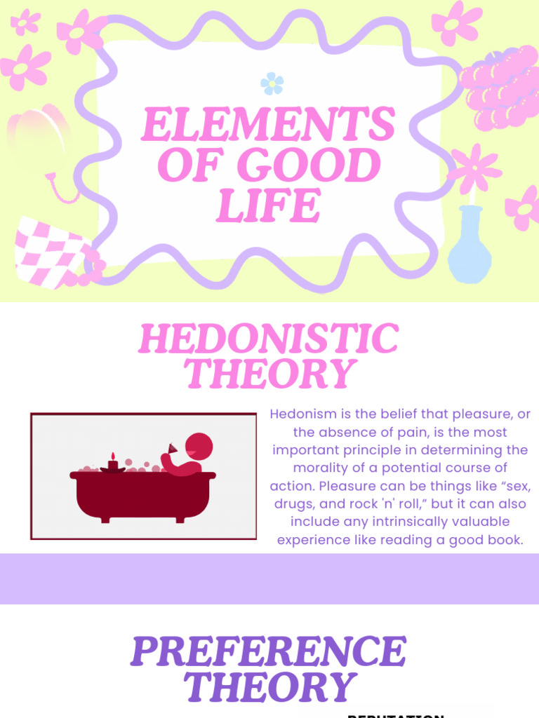 5. Elements of Good Life | PDF