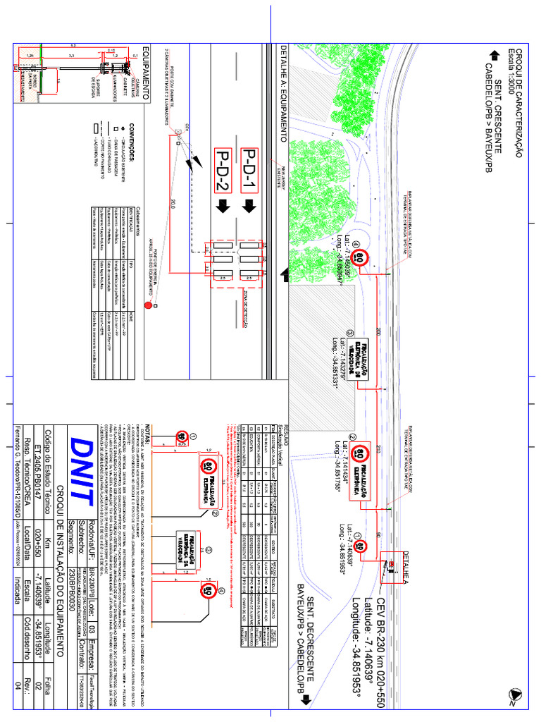 Croqui de Instalação - Rev.04 - 01 | PDF