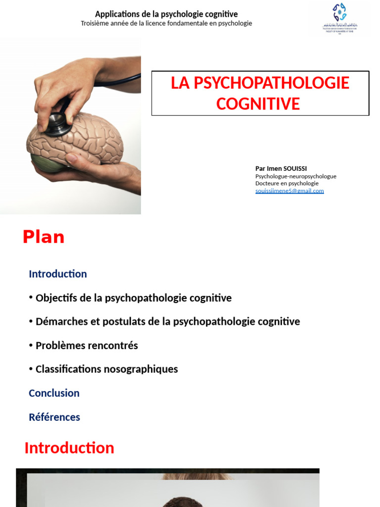 Psychopathologie Cognitive | PDF