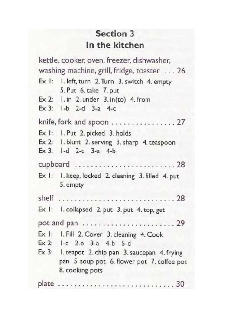 Key1- in the kitchen | PDF