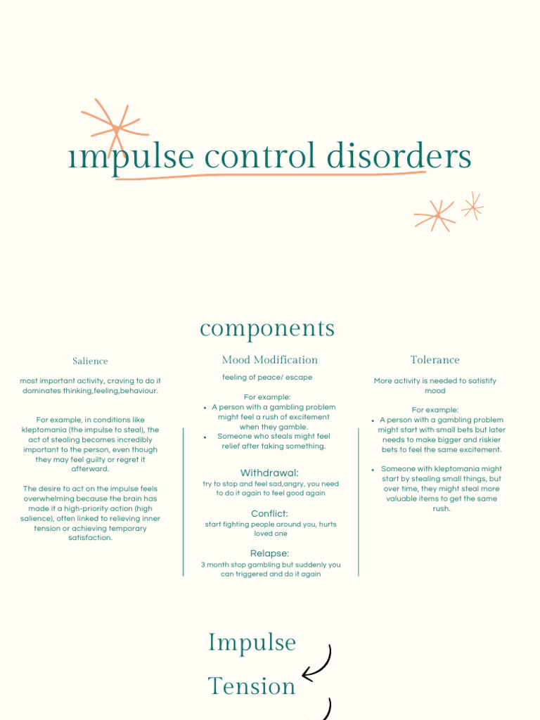 Impulse Control Disorders | PDF