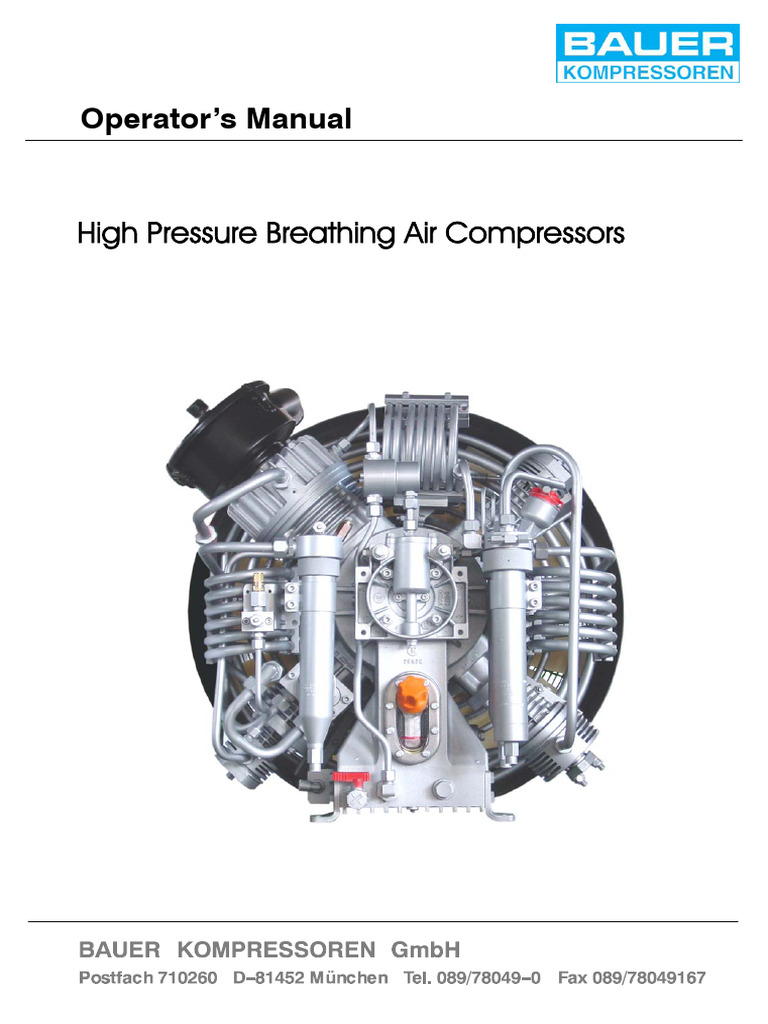 Bauer Junior II Operators Manual | PDF