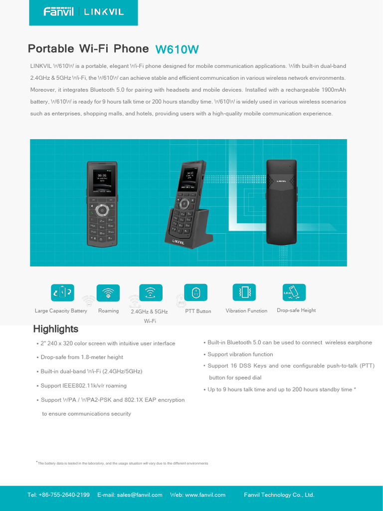W610W Datasheet | PDF