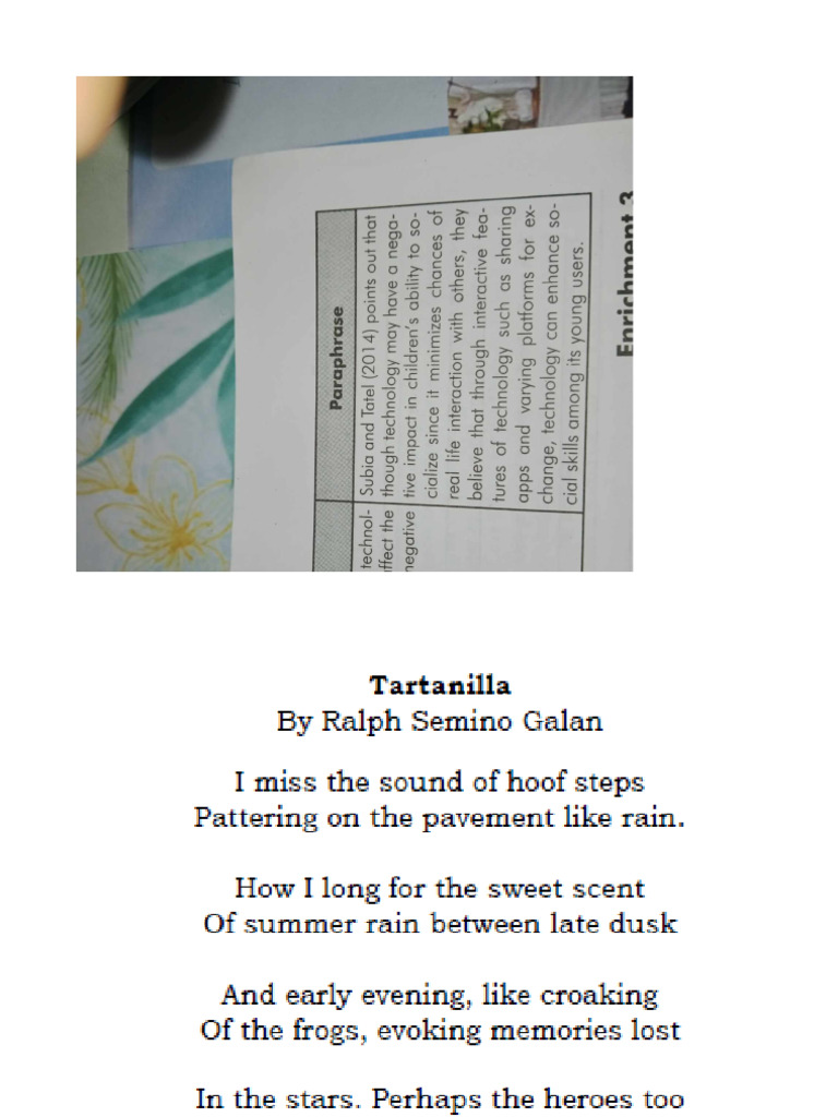 Tartanilla | PDF