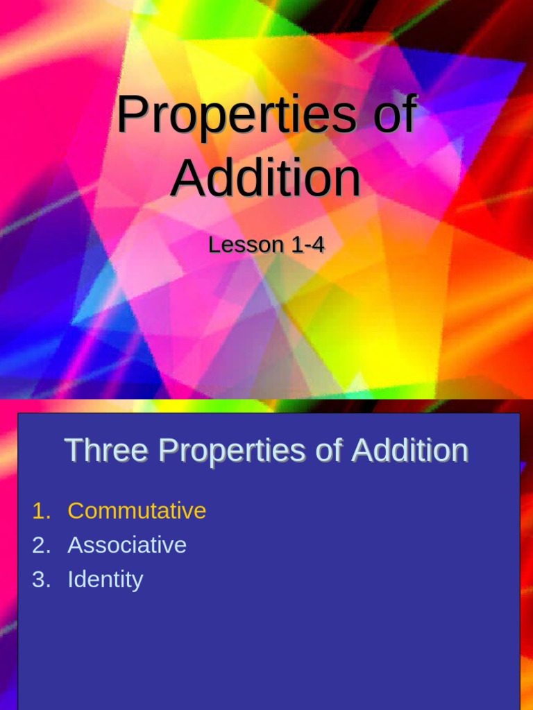 Additionproperties PP | PDF