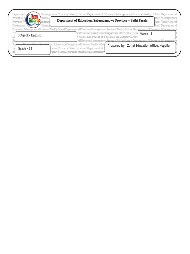 Grade11 English | PDF