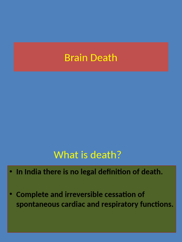 Brain Death | PDF