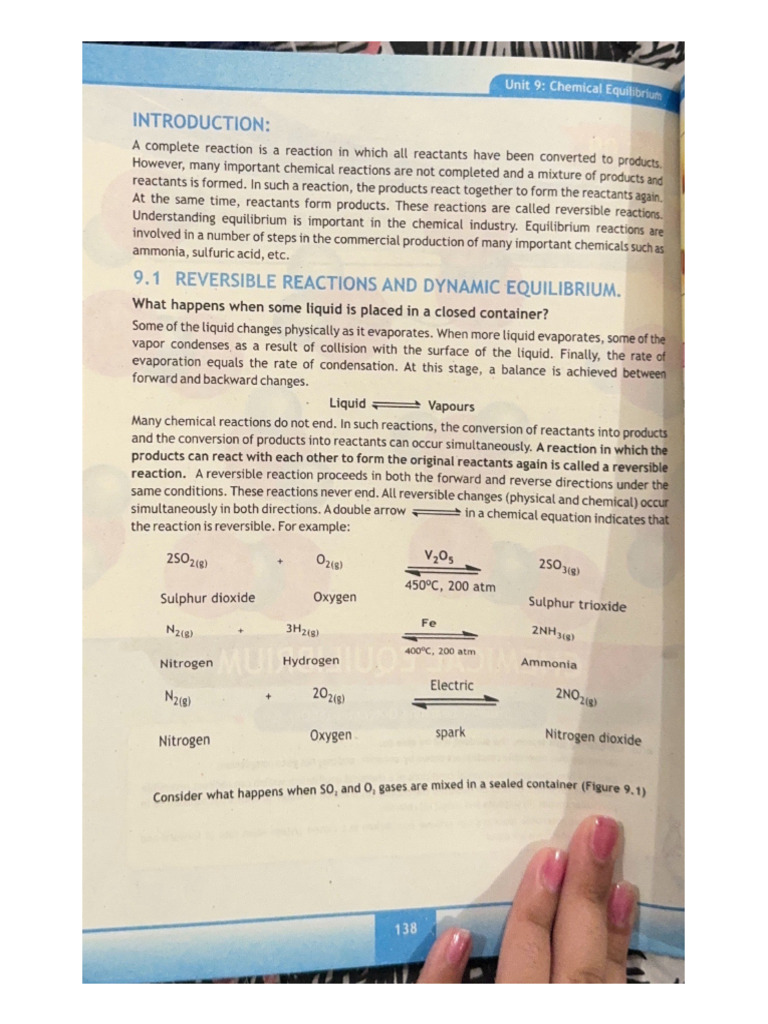 Unit 9 Chemical Equilibrium | PDF