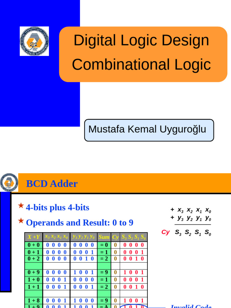 DLD_Lecture_12_Chapter_4_Combinational_Logic | PDF