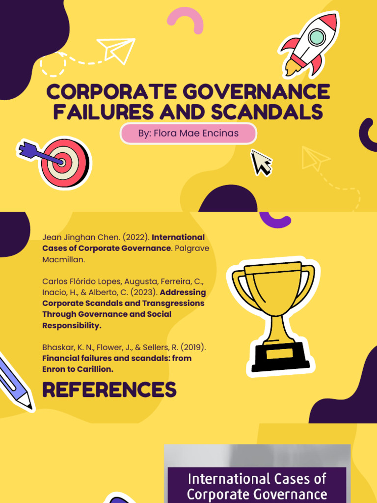 Corporate Governance Failures and Scandals | PDF