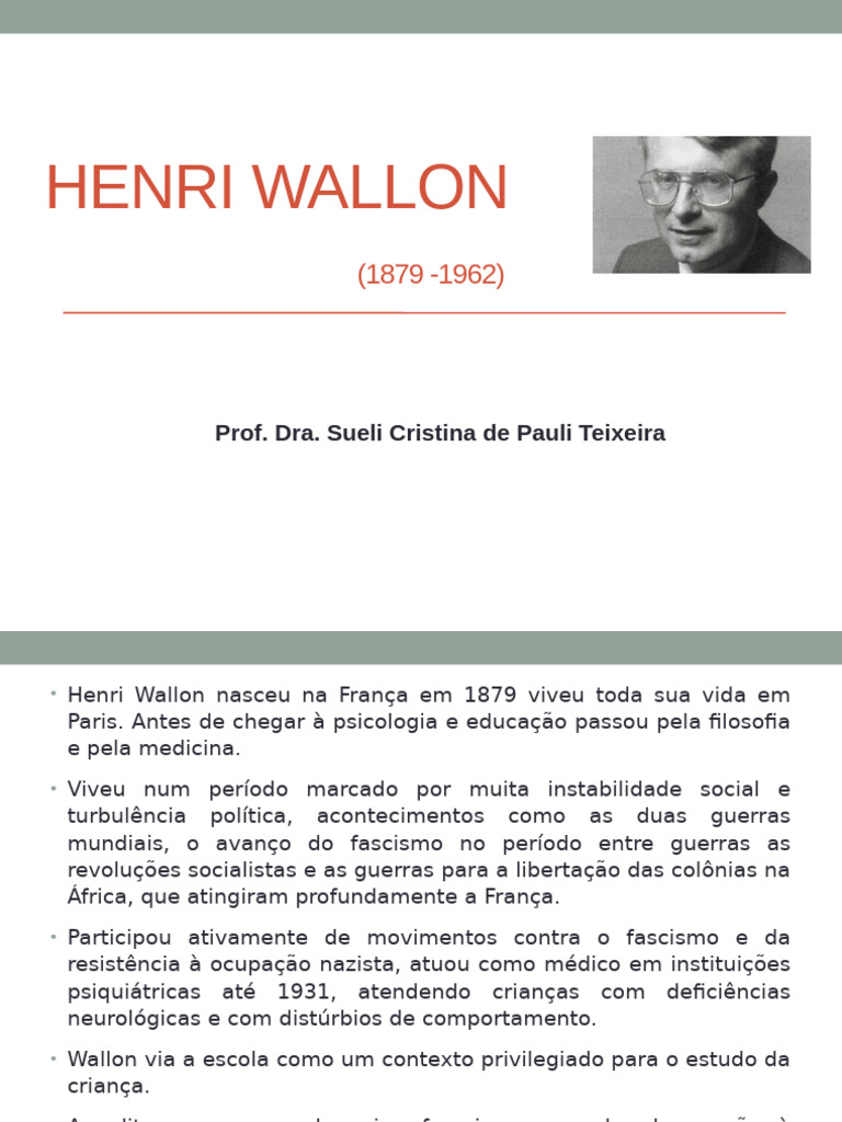 Henri Wallon | PDF