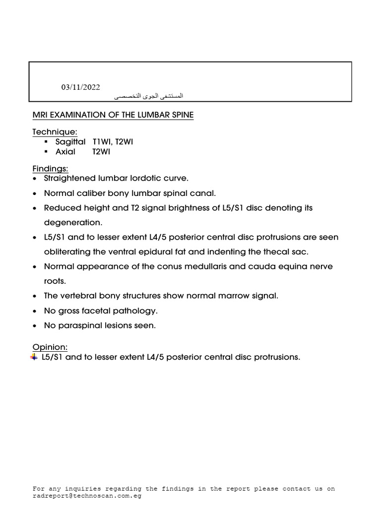 Name: Salma Sherif SAMI Obada Patient ID: 3911427477 Date: 08/10/2022 ...