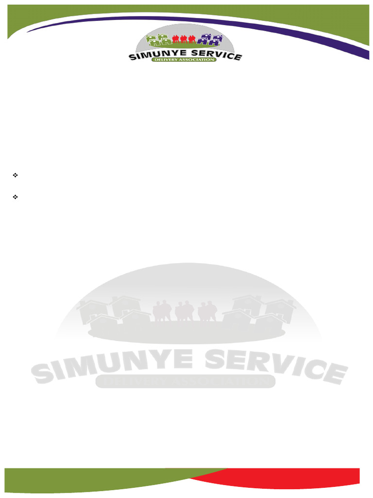 SIMUNYE SERVICE DELIVERY Letterhead | PDF
