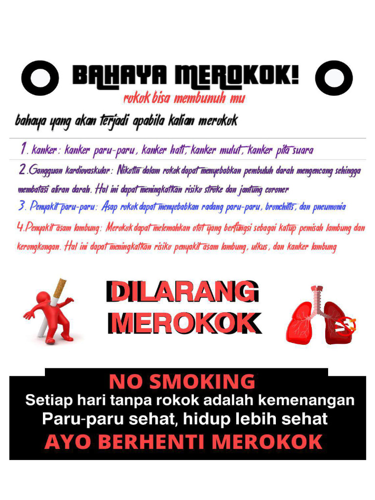 Poster Asap Bebas Rokok - Dikompresi | PDF