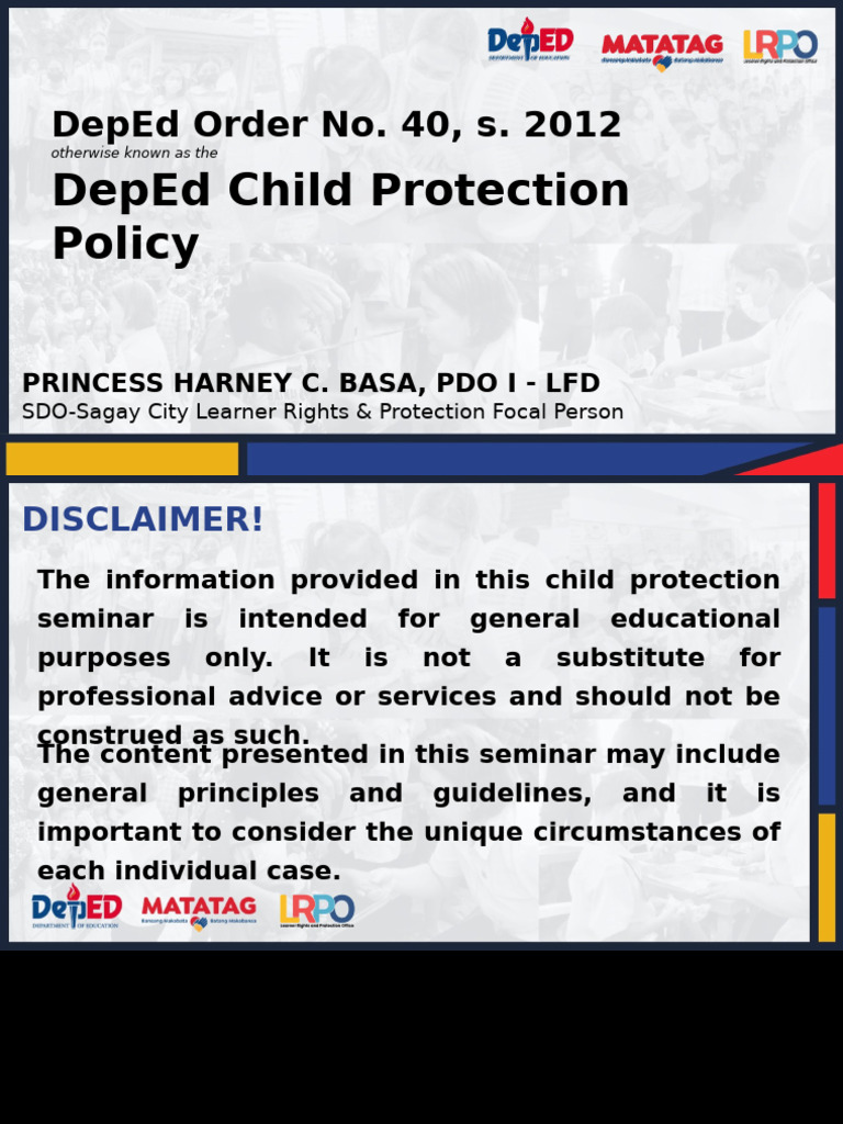 CHILD PROTECTION POLICY | PDF