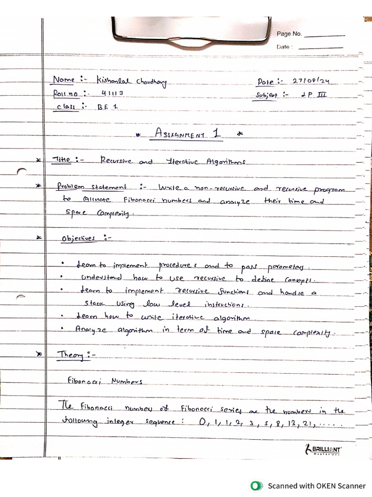 Assignments LP 3 DAA | PDF