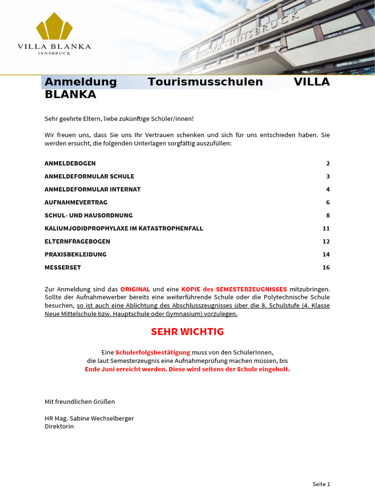 1 Anmeldeformular SJ 2023 24 | PDF
