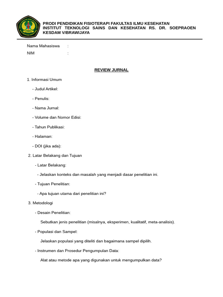 Laporan Review Jurnal | PDF | Self-Improvement | Wellness