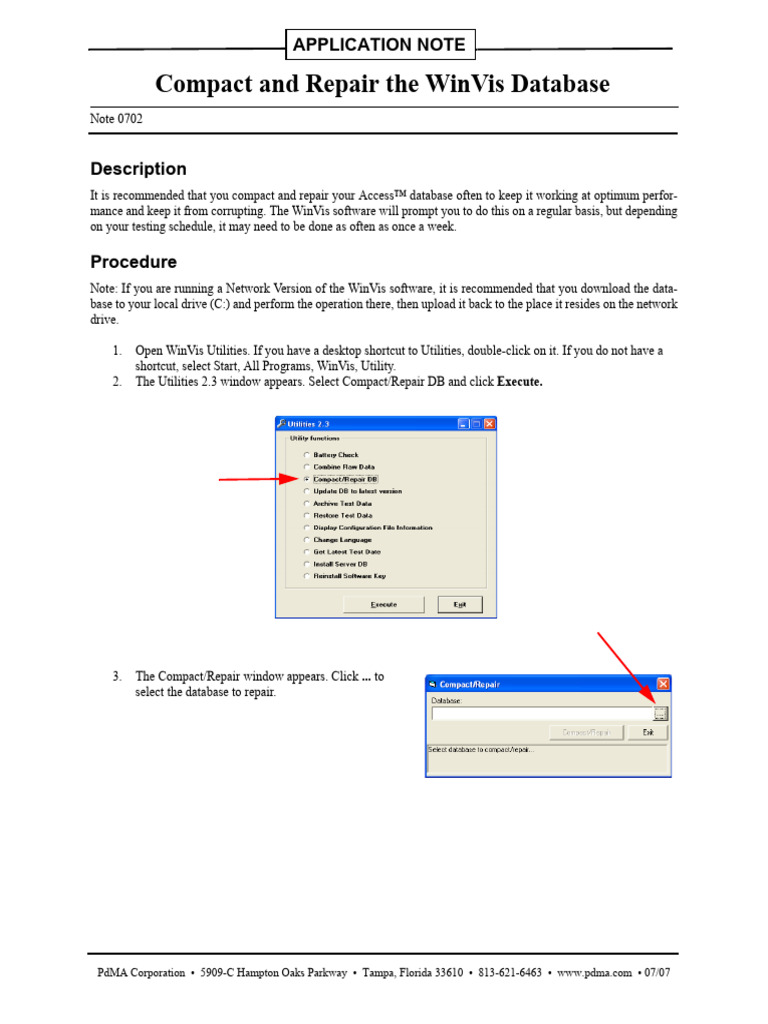 0702 Compact Repair Database | PDF