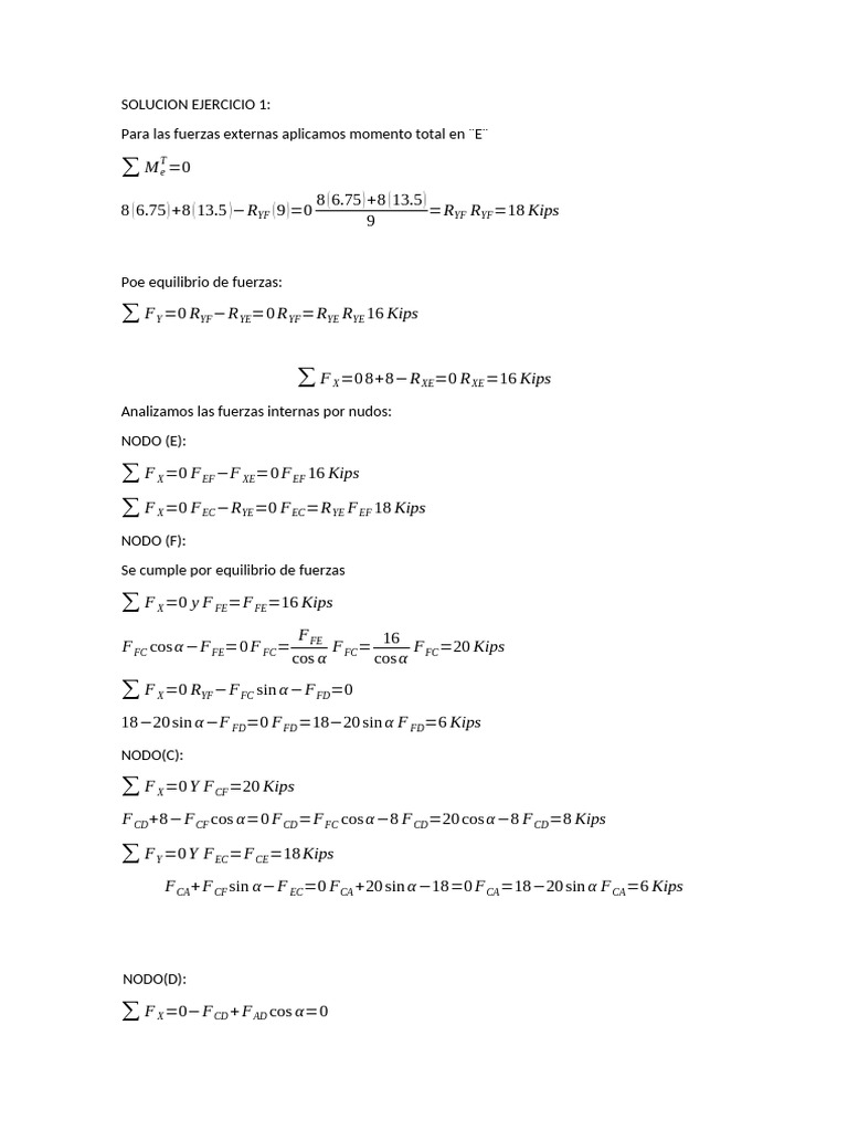 RESOLUCION DE LOS 10 EJERCICIOS | PDF