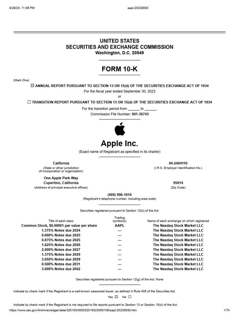 Apple 2023 | PDF