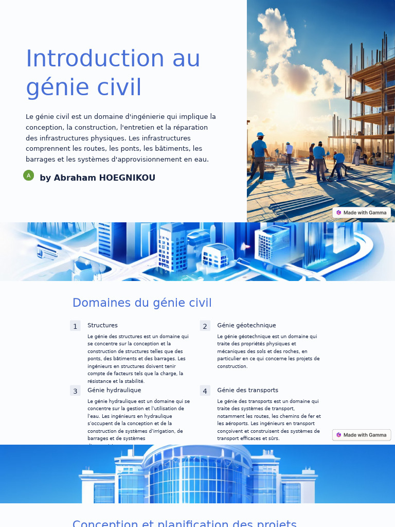 Introduction Au Genie Civil | PDF