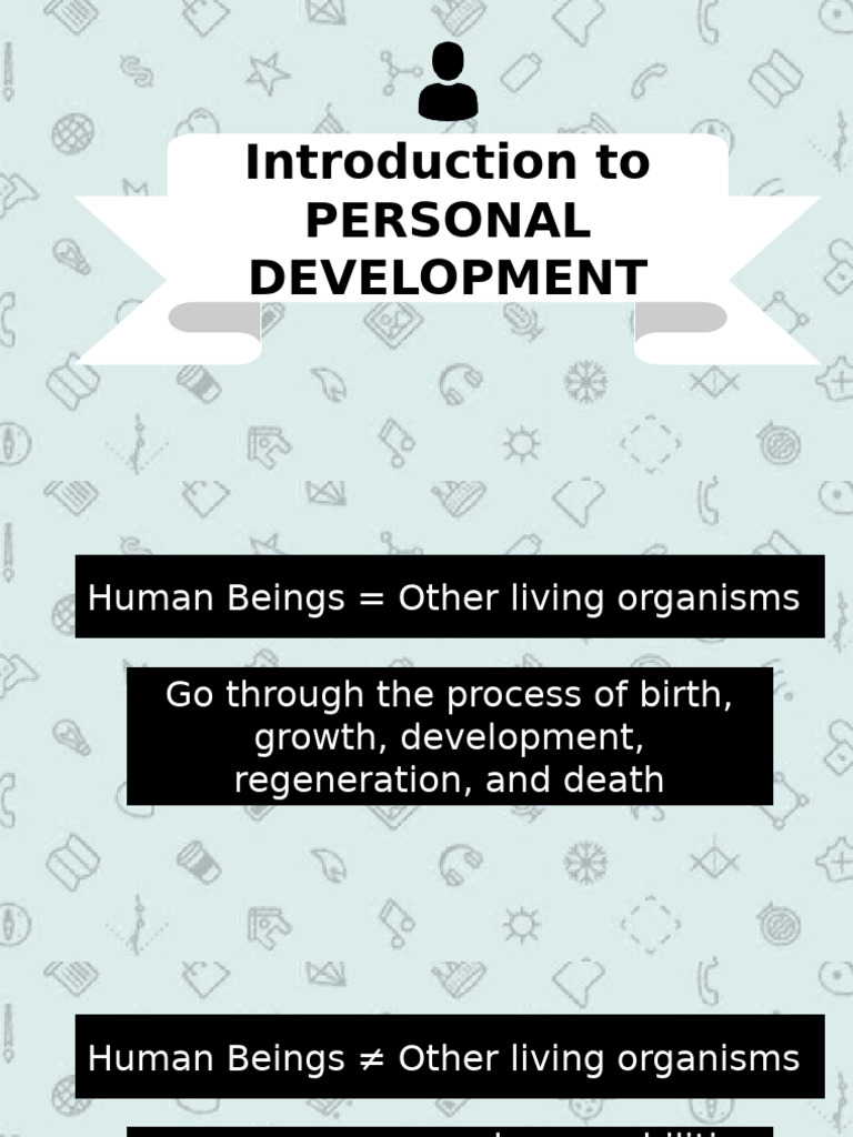 1 Introduction To Personal Development | PDF