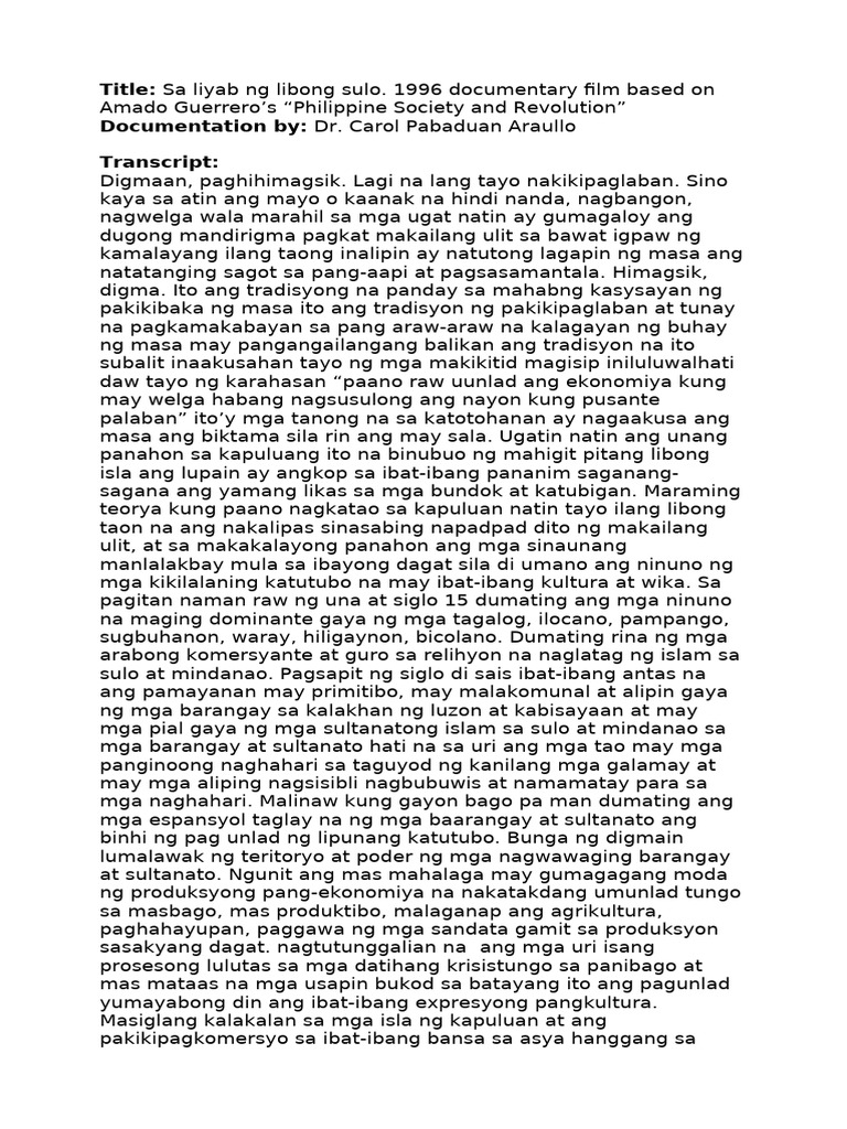 GHist Transcript | PDF