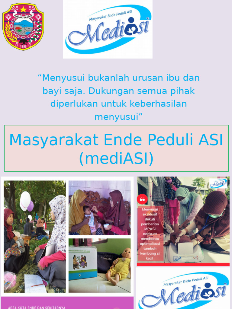 BANNER Masyarakat Ende Peduli ASI | PDF
