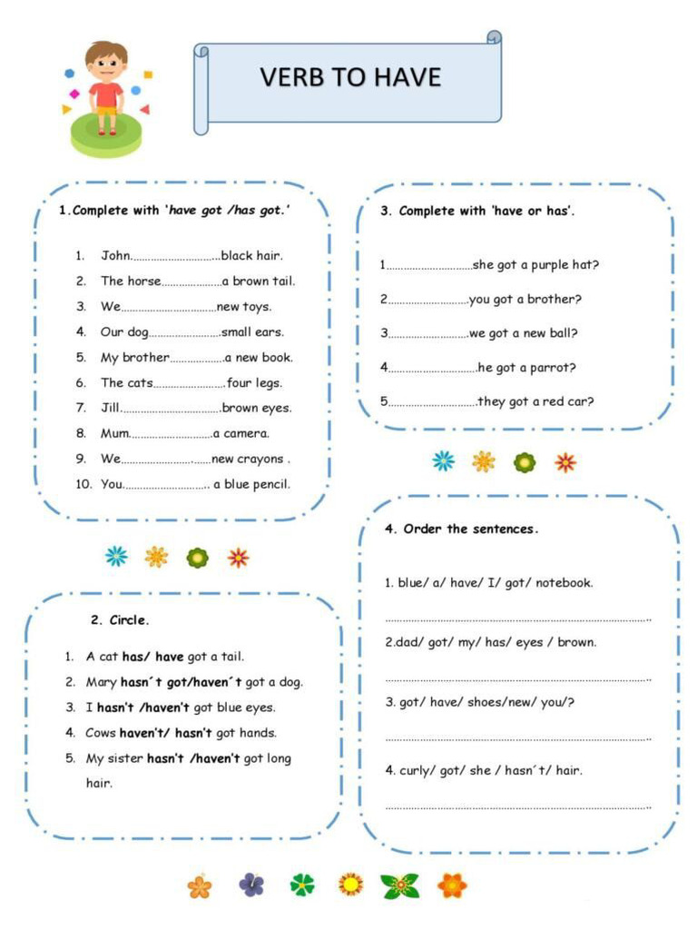 Verb To Have Information Gap Activities 123668 1 | PDF