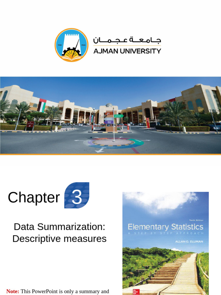 Chapter 3 Data Description Summarizing Data Pdf