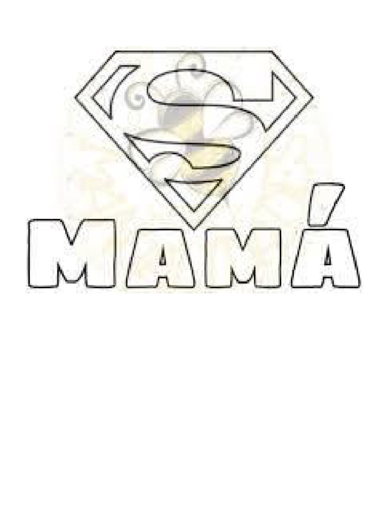 logo super mama imprimir | PDF
