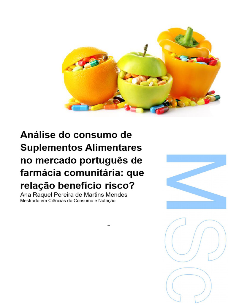 Tese Raquel Mendes Analise Do Consumo de Suplementos Alimentares No ...