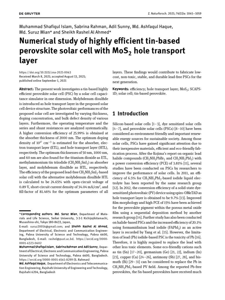 10.1515 - Zna 2021 0063 | PDF