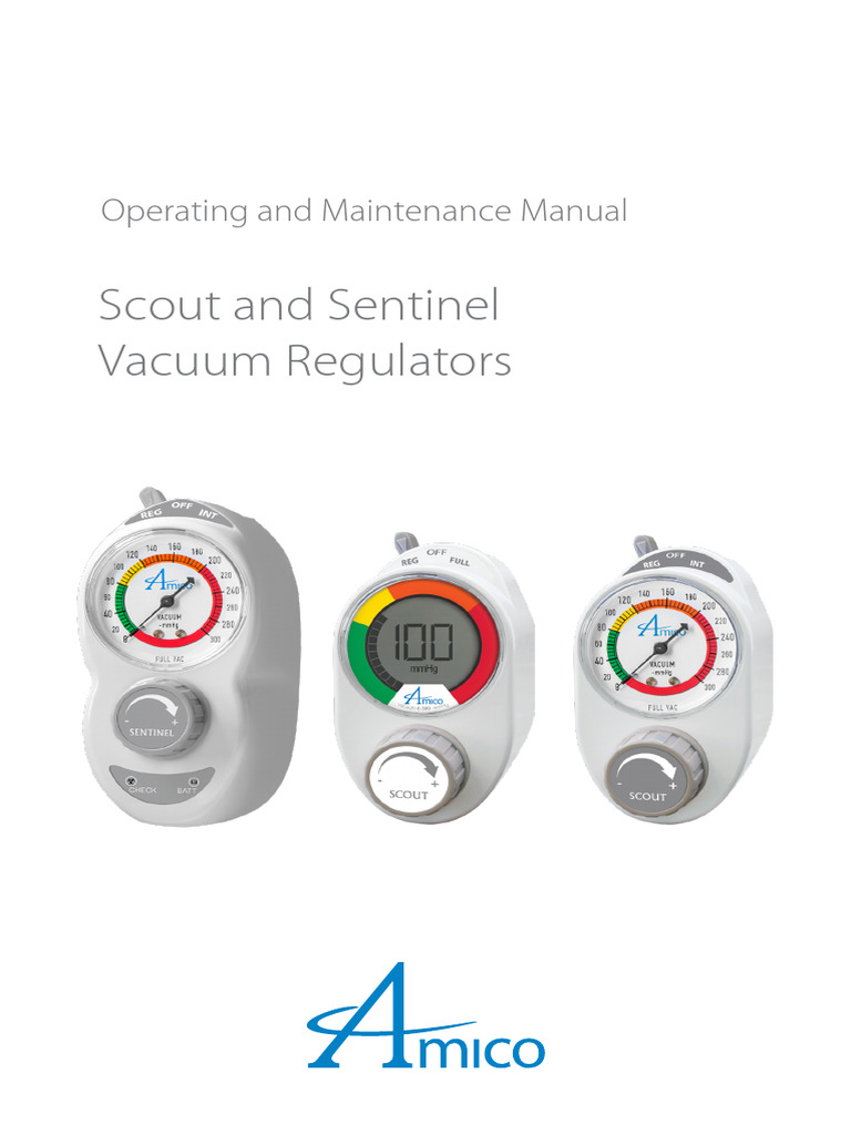 Amico Sot Vacuum Regulators Manual | PDF