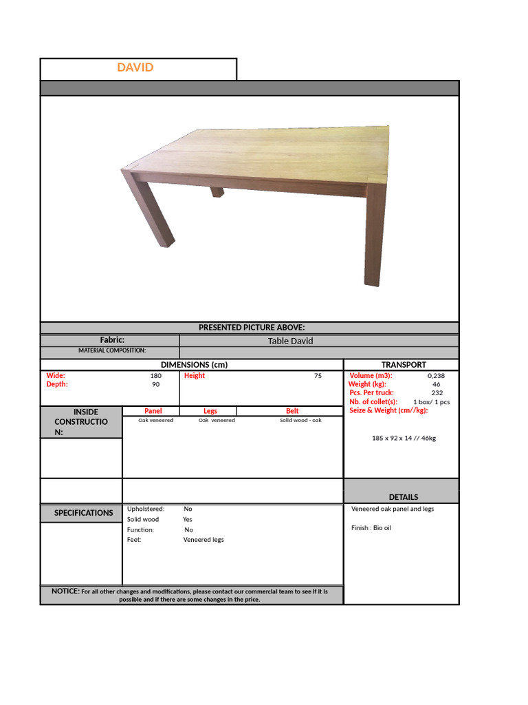 David_table | PDF