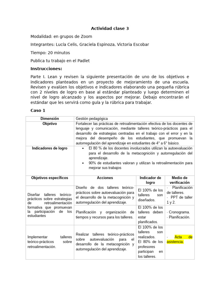 Actividad Clase 3 | PDF