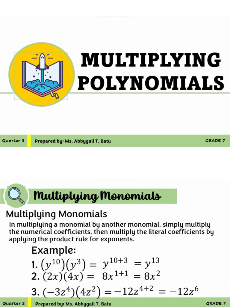 Division of Polynomial | PDF