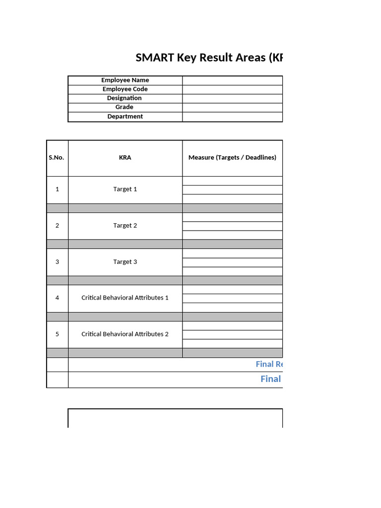 FINAL KRA PMS Sheet - 2023-24 | PDF