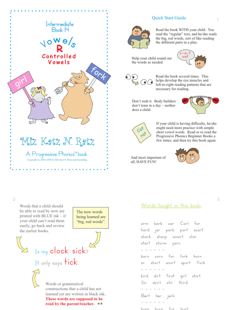 Intermediate Phonics Books 14 | PDF