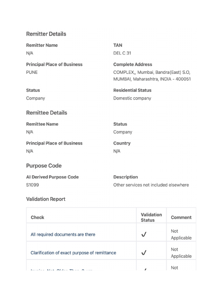 Demo Validation Report | PDF