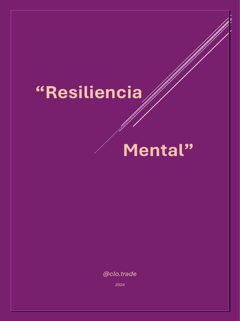 Resiliencia Mental. Clo - Trade | PDF