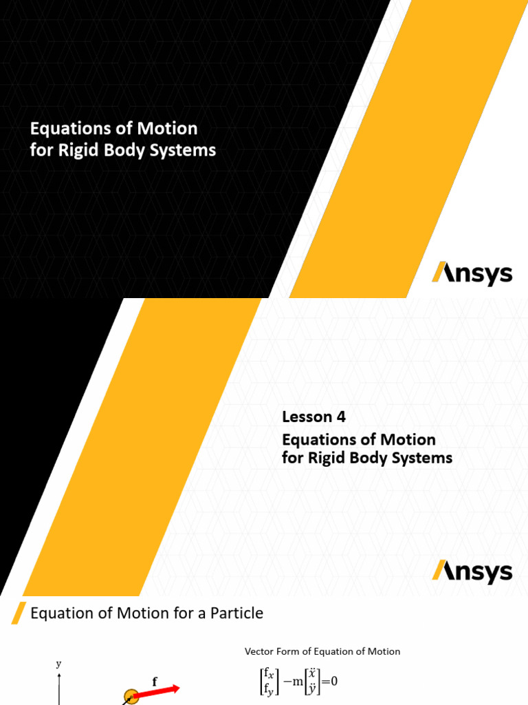 Lesson-4-Equations-of-Motion-for-Rigid-Body-Systems | PDF