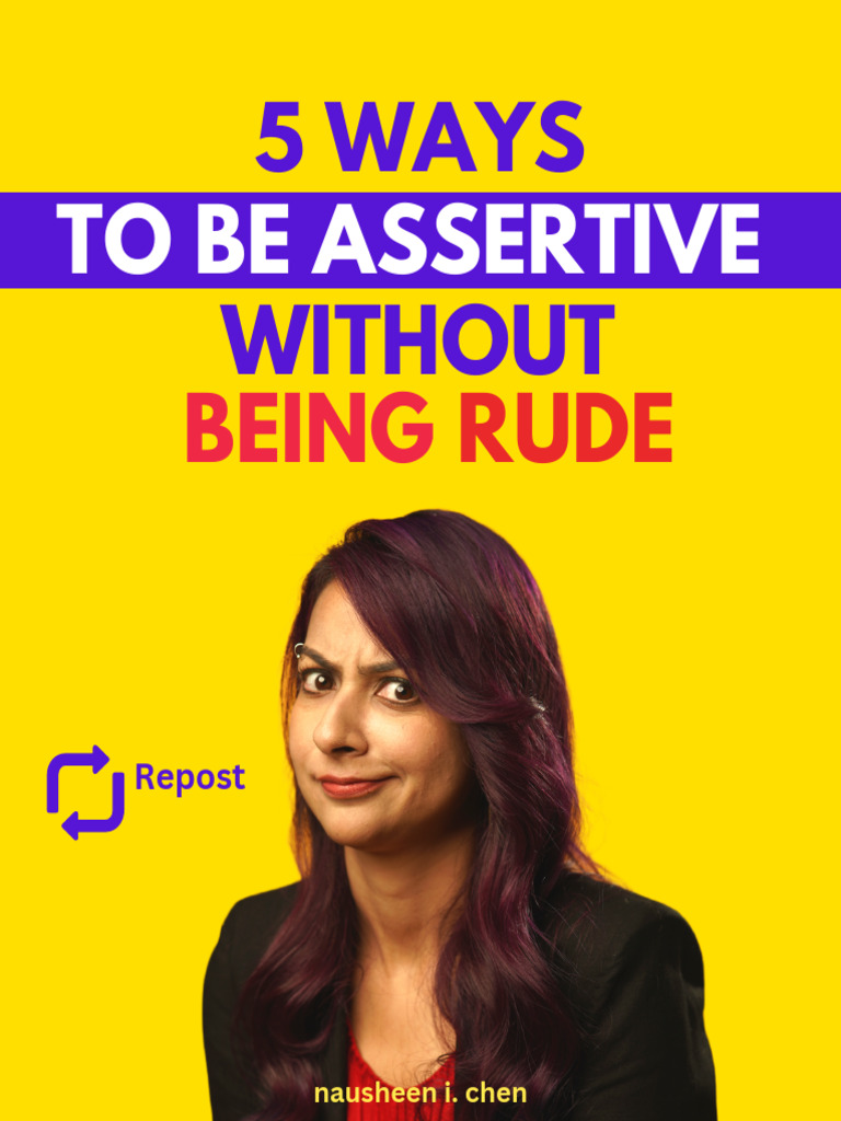5 Ways To Be Assertive Without Being Rude | PDF