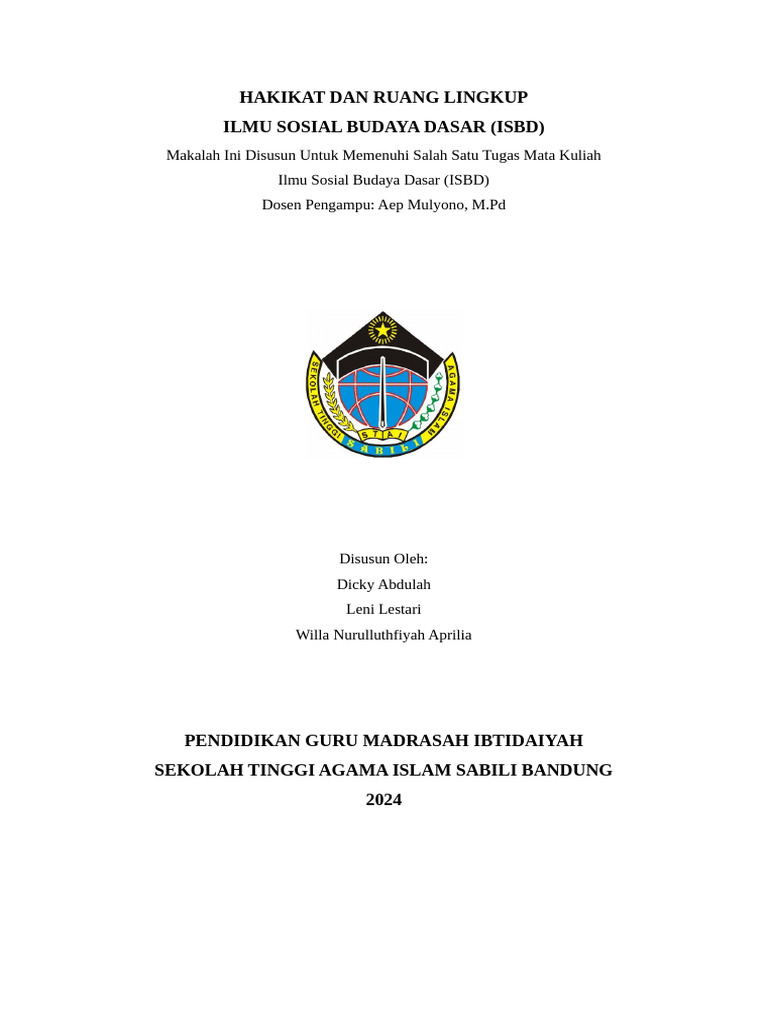 Makalah ISBD (Final) | PDF