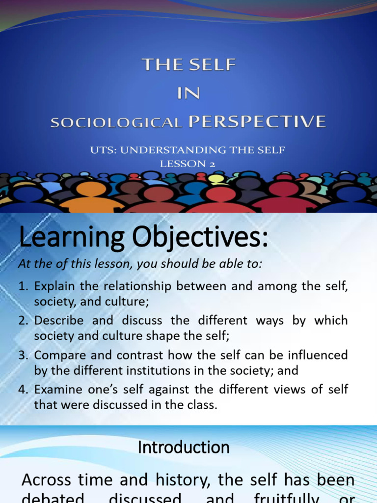Sociological Perspective of Self | PDF